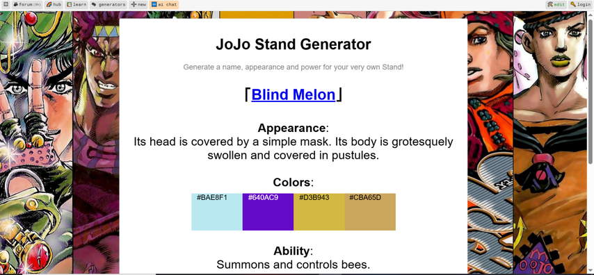 Top 7 JoJo-Stand-Generatoren: Eigene Stand-Kräfte kreieren