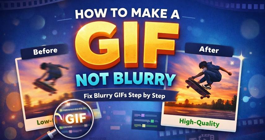 How to Make a GIF Not Blurry: 5 Ways to Fix & Enhance GIF Quality